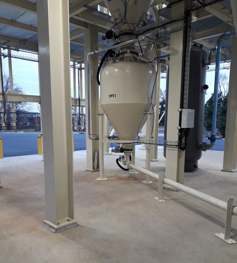 Pneumatic transfer solution - Actemium Mixing Process